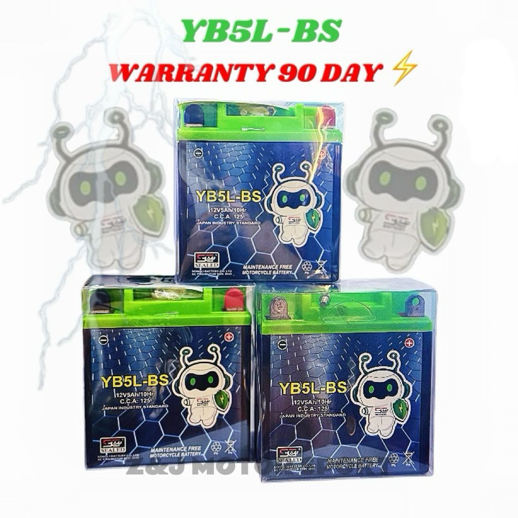 BATTERY SC 64 PRO MOTORCYCLE YB5L-BS SEAL BATTERY HIGH QUALITY LC LC135 ...
