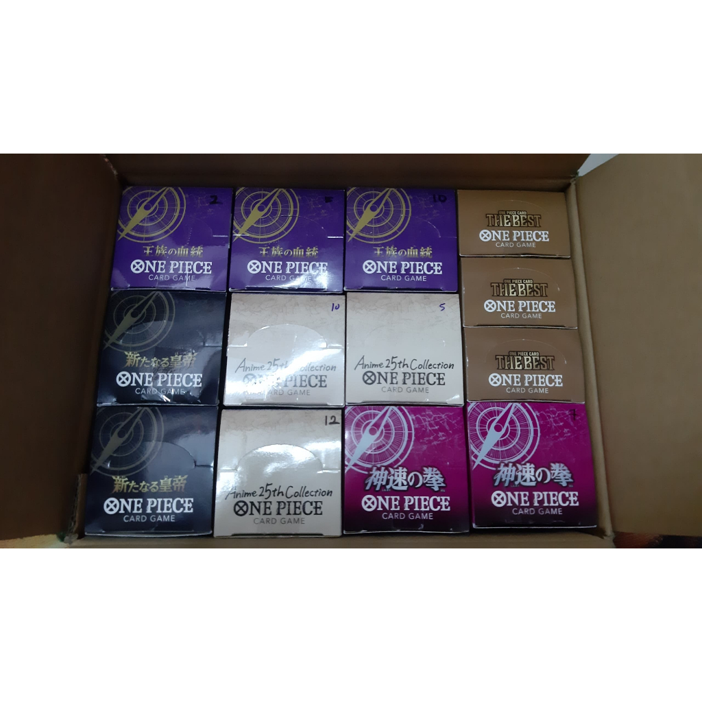RUC | One Piece Card Game | 1 Case/13 Box Total | OP09/OP10/OP11/EB02 ...