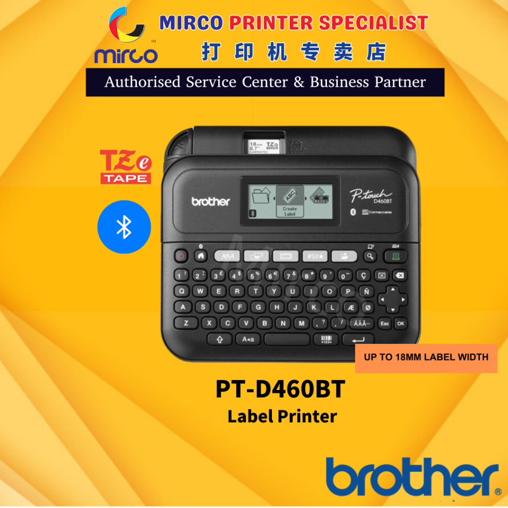 Brother PT-D460BT Label Printer | Shopee Malaysia
