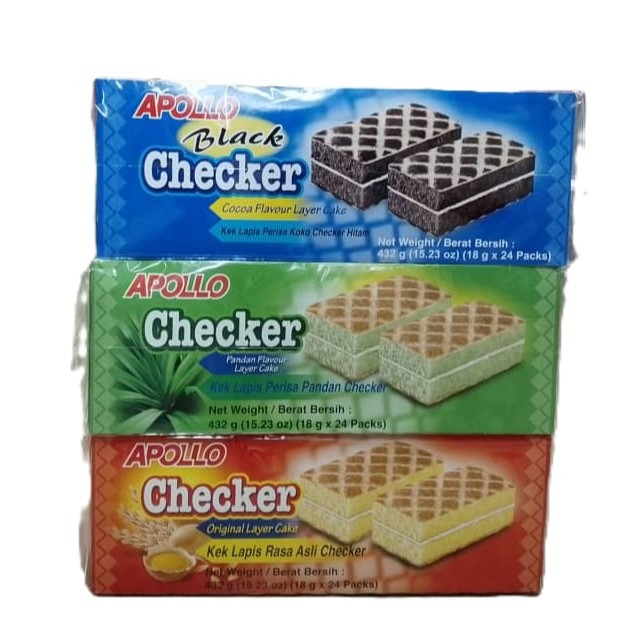 Apollo 9020 Checker Layer Cake 16-18gx24s/pack | Shopee Malaysia