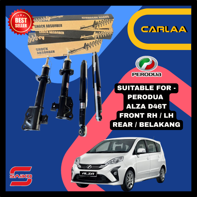 ORIGINAL JAPAN QUALITY SAIKO ABSORBER FRONT/REAR FOR PERODUA ALZA D46T ...
