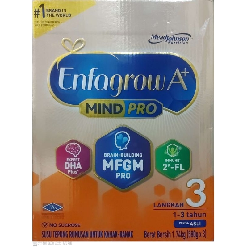 Enfagrow A+ Mind Pro Step 3 (ASLI) 1.74KG Exp:08/2026 | Shopee Malaysia