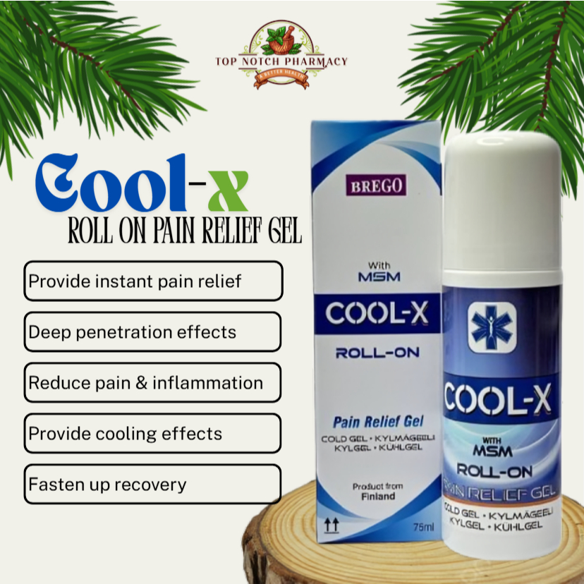 Cool-X Roll On Gel With MSM (75mL) Ready Stocks | Shopee Malaysia