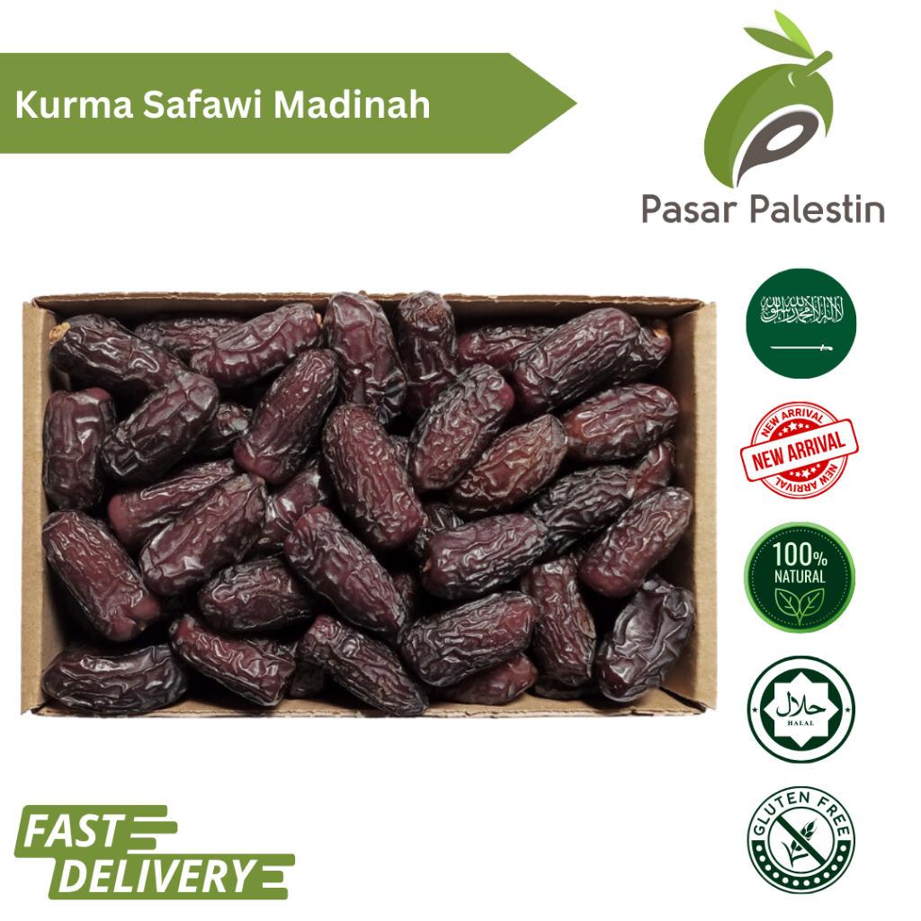 Kurma Safawi A / AA / VIP JUMBO from Madinah [1kg - 500g - 250g ...
