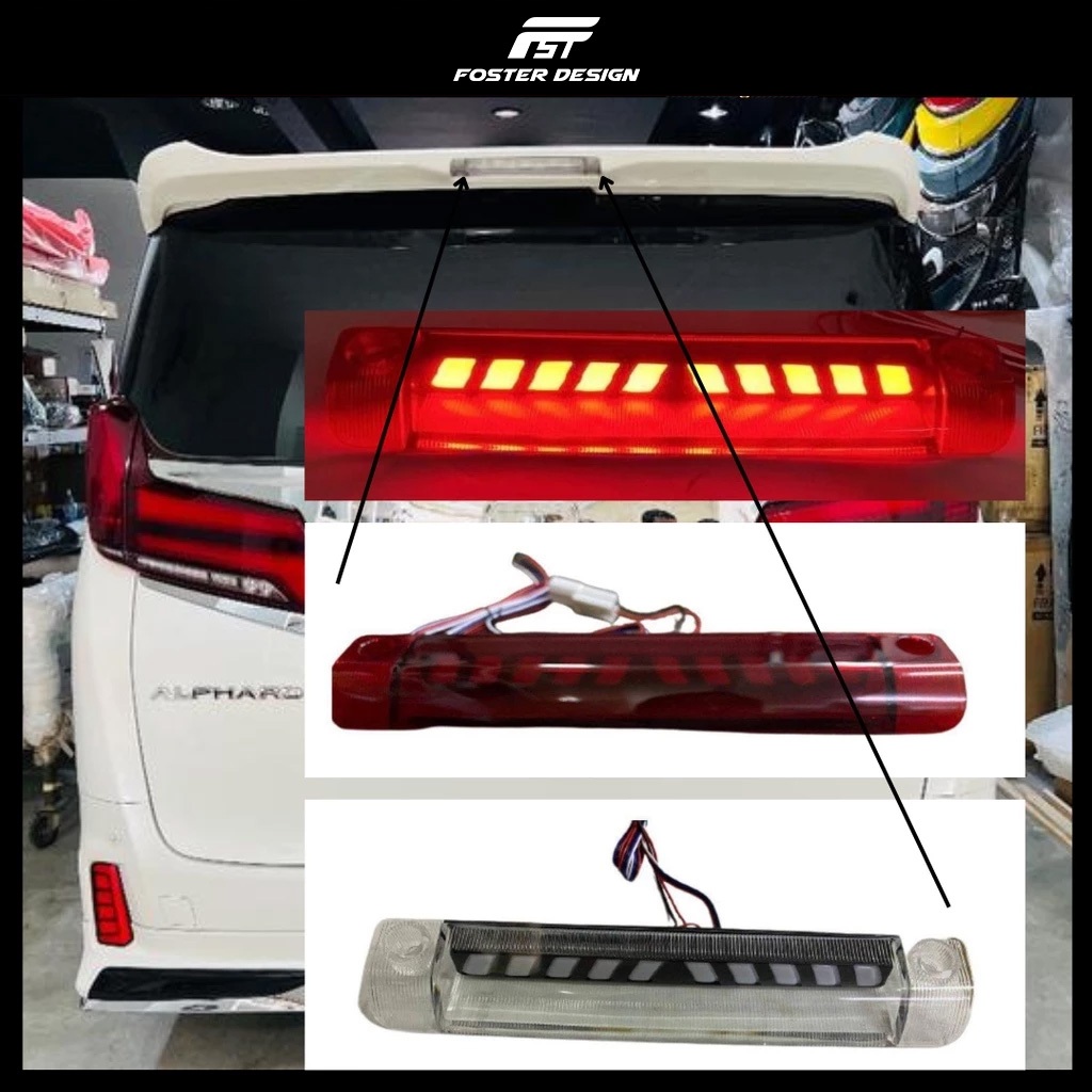 [FST] Toyota Alphard Vellfire AH30 30Seris 2015-2021 Spoiler Third ...
