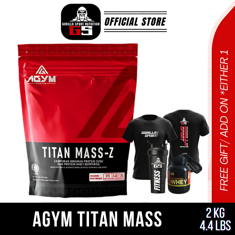 Agym Nutrition Agym Titan Mass Gainer Weight Gainer Mass Muscle ...