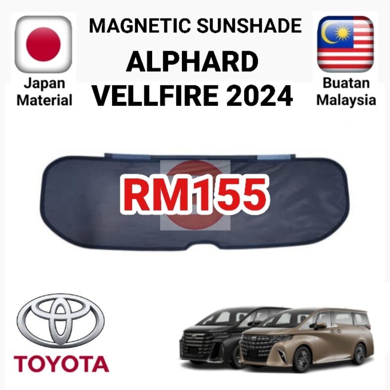 Toyota Alphard Vellfire AGH40 2024 Present Premium RWS Rear Windscreen ...
