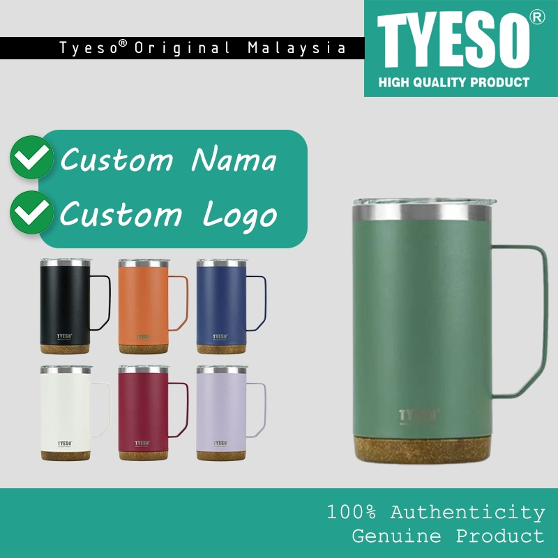 Tyeso Mug 530ml/710ml Mug With Handle Cup Thermal Coffee Cup With Side Handle Vacuum Insulated ...