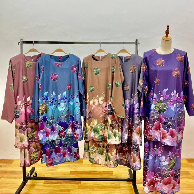 BAJU KURUNG MAGNOLIA - MANGO SILK 20D | Shopee Malaysia