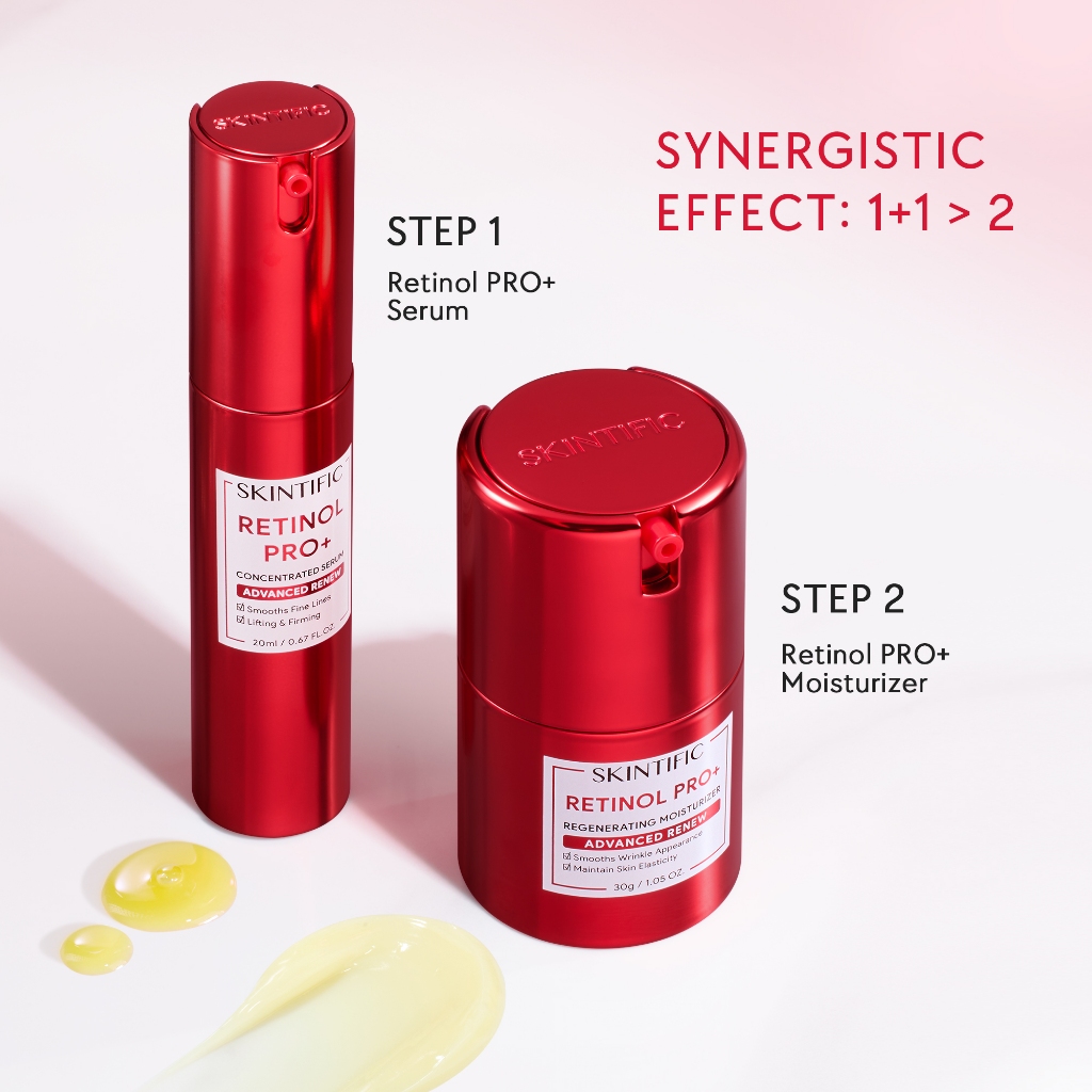 SKINTIFIC Retinol Pro+ Concentrated Serum Smooth fine lines/ wrinkles ...