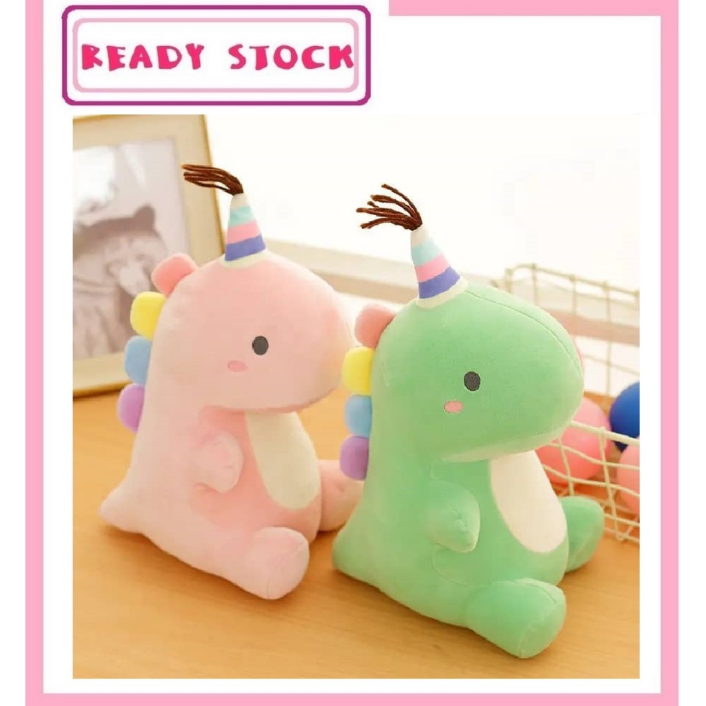 Cute Dino Soft Plushie Stuffed Dolls Dinosaur Toys For Kid Large Plush ...