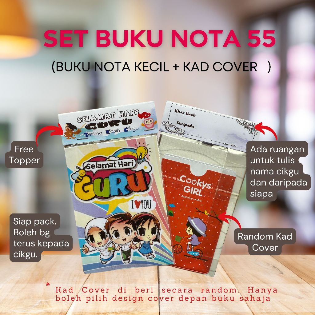 Hadiah Hari Guru - Buku Nota Kecil (Readystock) | Shopee Malaysia