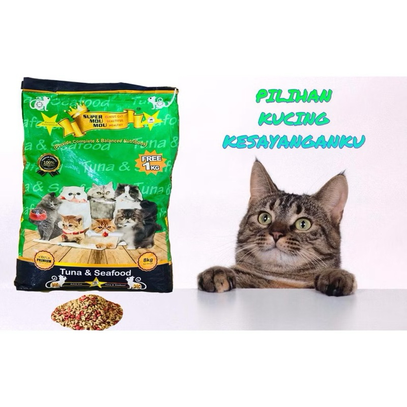 Repack 1 kg Super Mou mou Tuna&Seafood | Shopee Malaysia