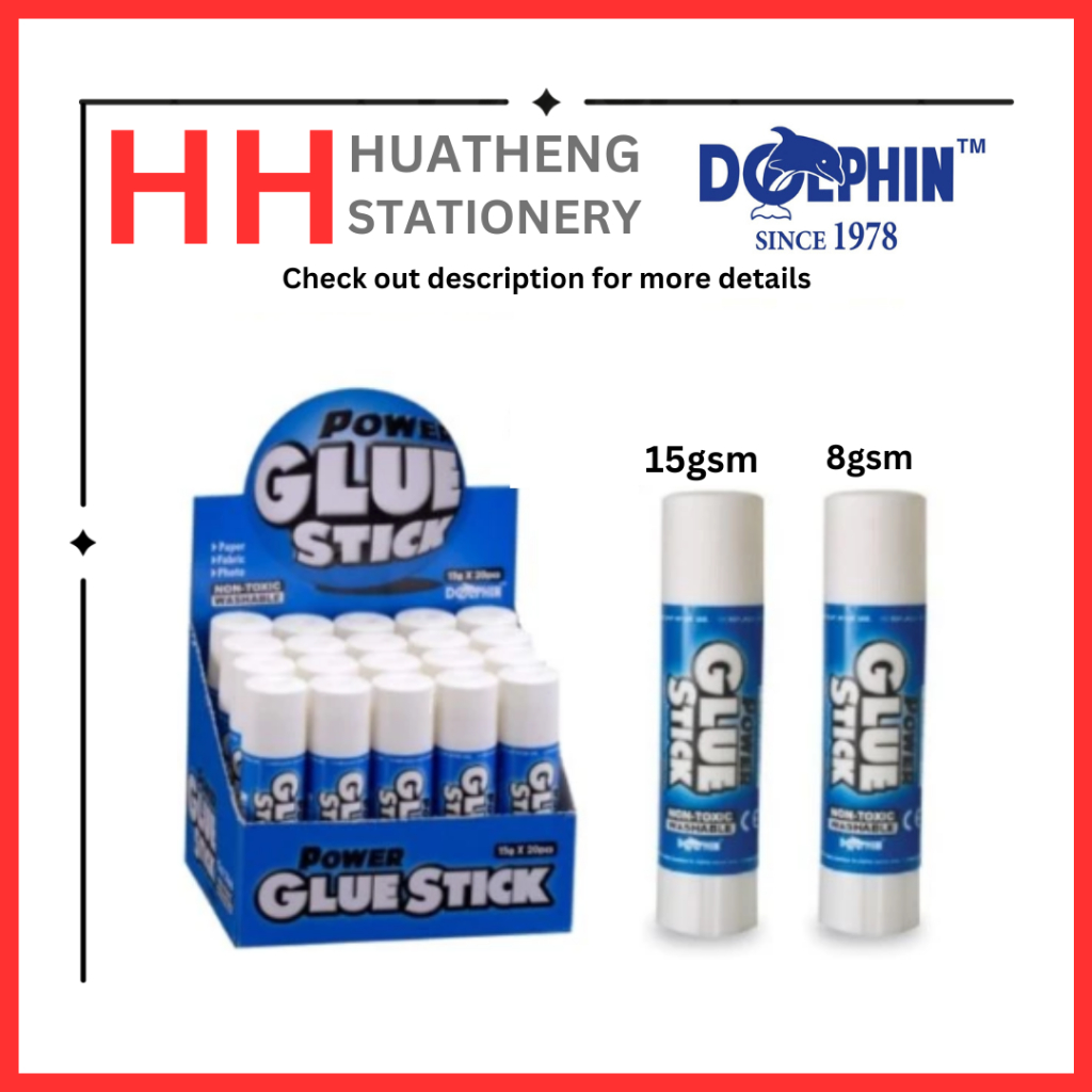 Dolphin Power Glue Stick DOL-GS15 / DOL-GS8 | Shopee Malaysia
