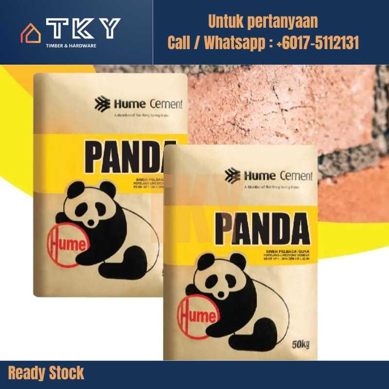 [SELANGOR/KL only] Cement Hume: Panda Yellow 50KG / Simen [TKY ...