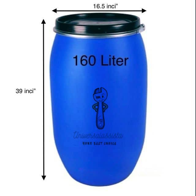 Tong Drum / Tong Drum Biru/Tong Air/Open top 160 Liter | Shopee Malaysia