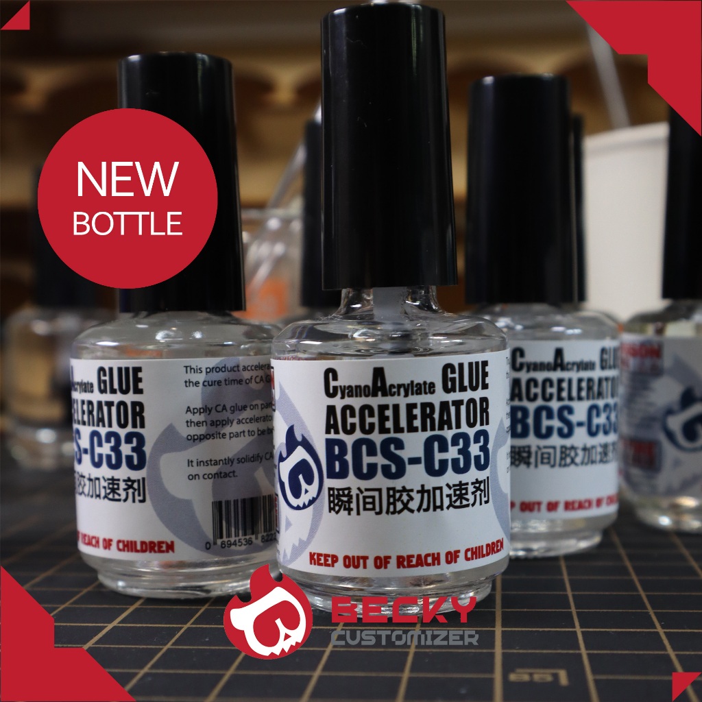 Becky Customizer (NEW BOTTLE) BCS-C33 CA Glue accelerator / super glue ...