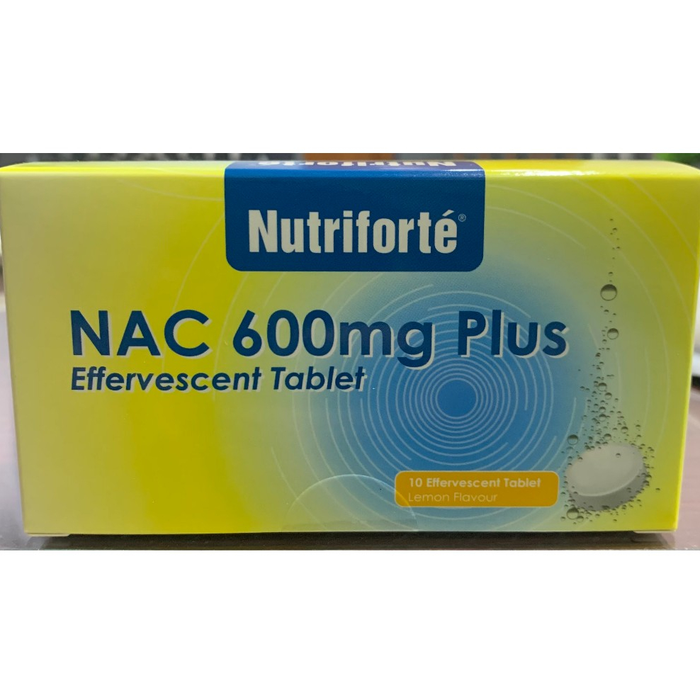 N-ACETYLCYSTEINE 600MG + VITAMIN C 100 MG EFFERVESCENT NUTRIFORTE (CAIR ...