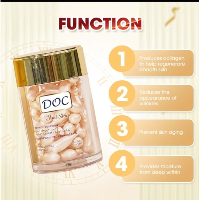 SERUM MEMUDARKAN FLEK JUST SKIN DOC RETINOL SERUM ANTI AGING SERUM ...