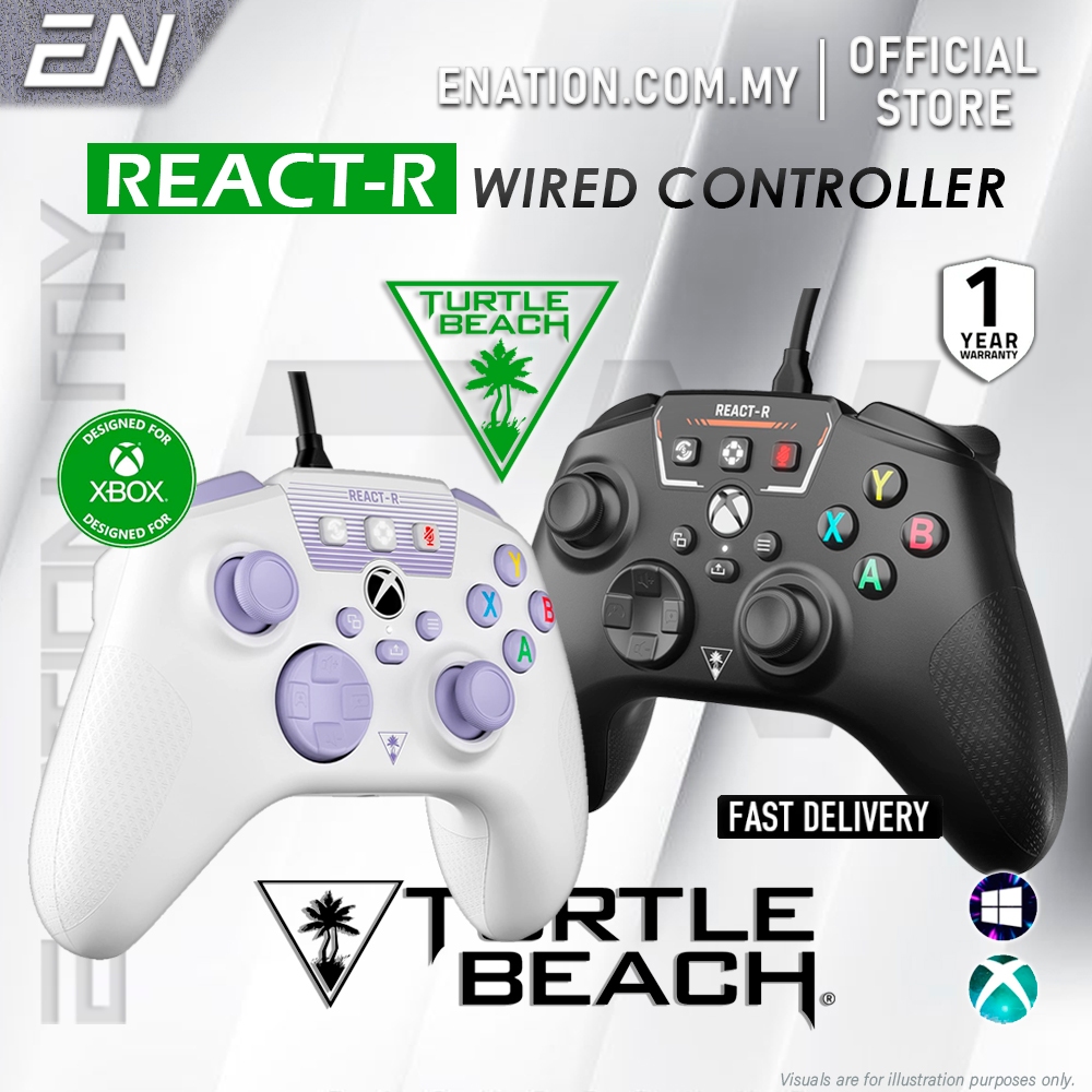Turtle Beach REACT-R™ Wired Gaming Controller for XBOX/Windows PC [1 ...