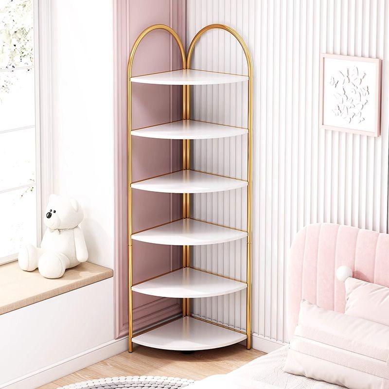 Triangular rack simple Italian storage rack room corner rack living ...