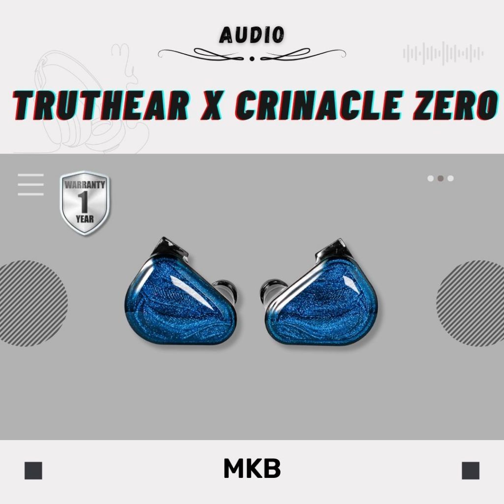 Truthear x Crinacle Zero Dual Dynamic Drivers IEM 10mm Dynamic Driver ...
