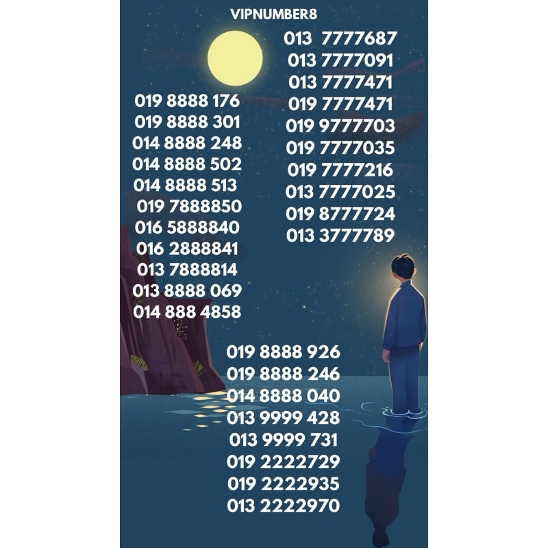 Premium Vip Number For Sale , 017 Maxis Vip Number ,018 Umobile Vip ...