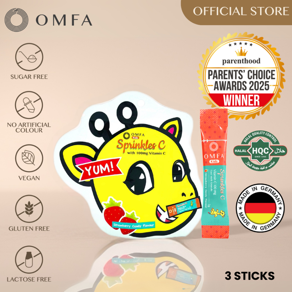 [SAMPLE] OMFA Kids Sprinkles C Vitamin C 100 mg | Strawberry Candy ...