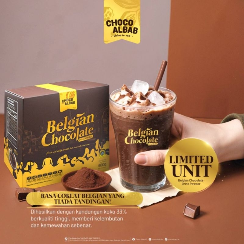READY STOCK BELGIAN CHOCOLATE DRINK (BUY 5 FREE 1 CHOCO TUB PINK ...