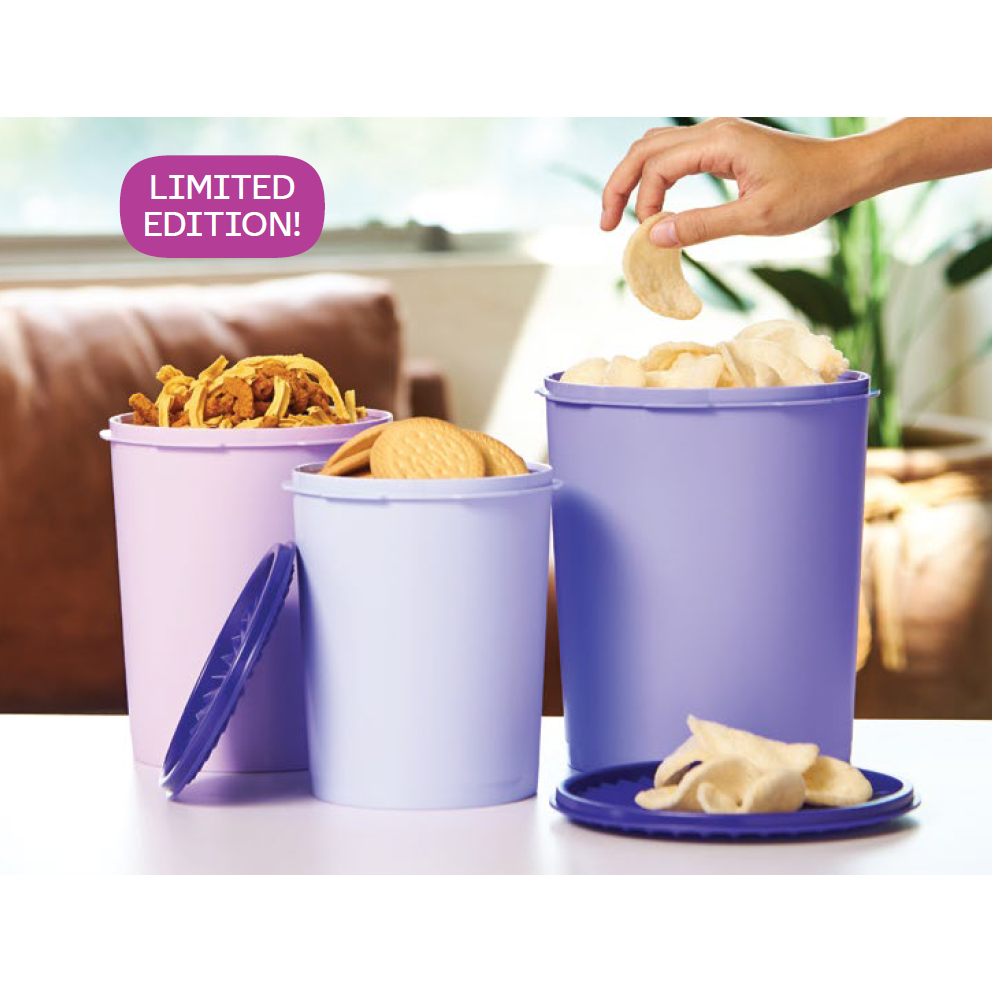 Tupperware Deco Canister 1.8L / 2.7L / 4L | Shopee Malaysia
