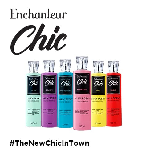 ENCHANTEUR CHIC DAILY SCENT PERFUME 100ML WANGIAN SPRAY | Shopee Malaysia