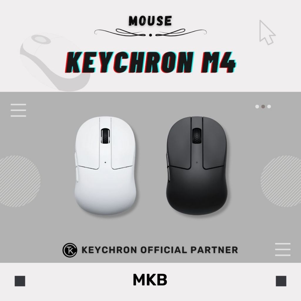 Keychron M4 Ultra-Lightweight 1KHz Polling Rate Super Mini Size Optical ...
