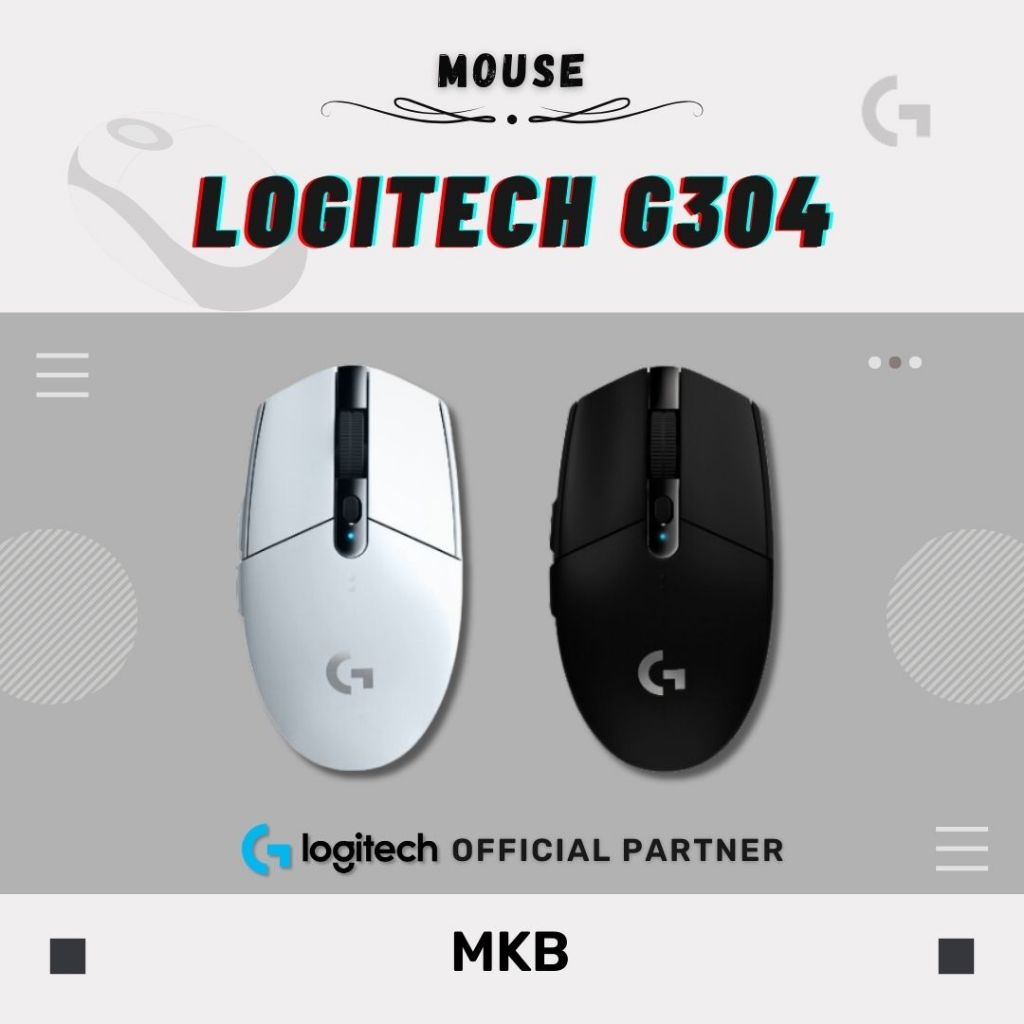 Logitech G304 Lightspeed Hero Sensor Programmable Lightweight Wireless ...
