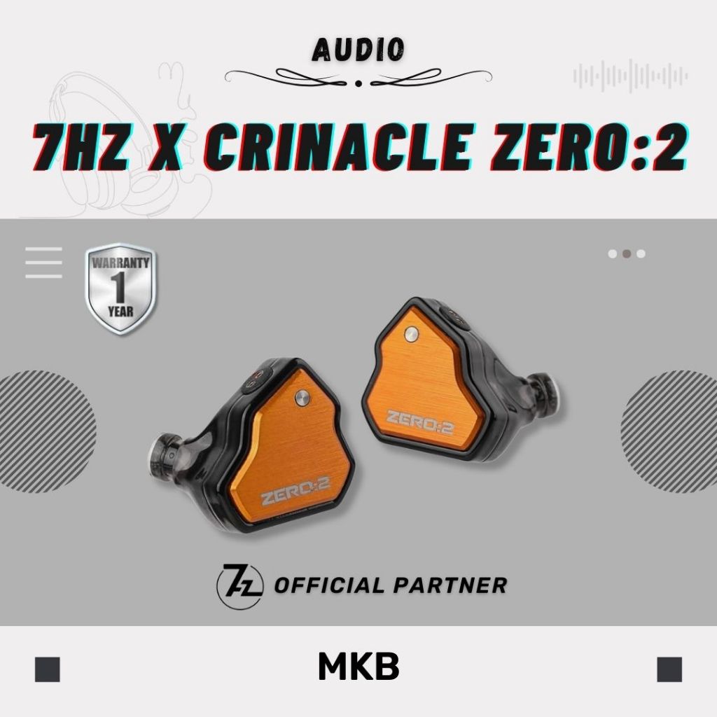 7Hz x Crinacle Zero 2 / Salnotes Zero HI-FI 10mm Dynamic Driver 2 Pin ...