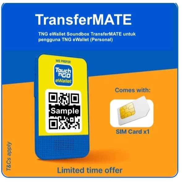 TNG ewallet soundbox TransferMate ( Individual Personal use) Touch 'n ...
