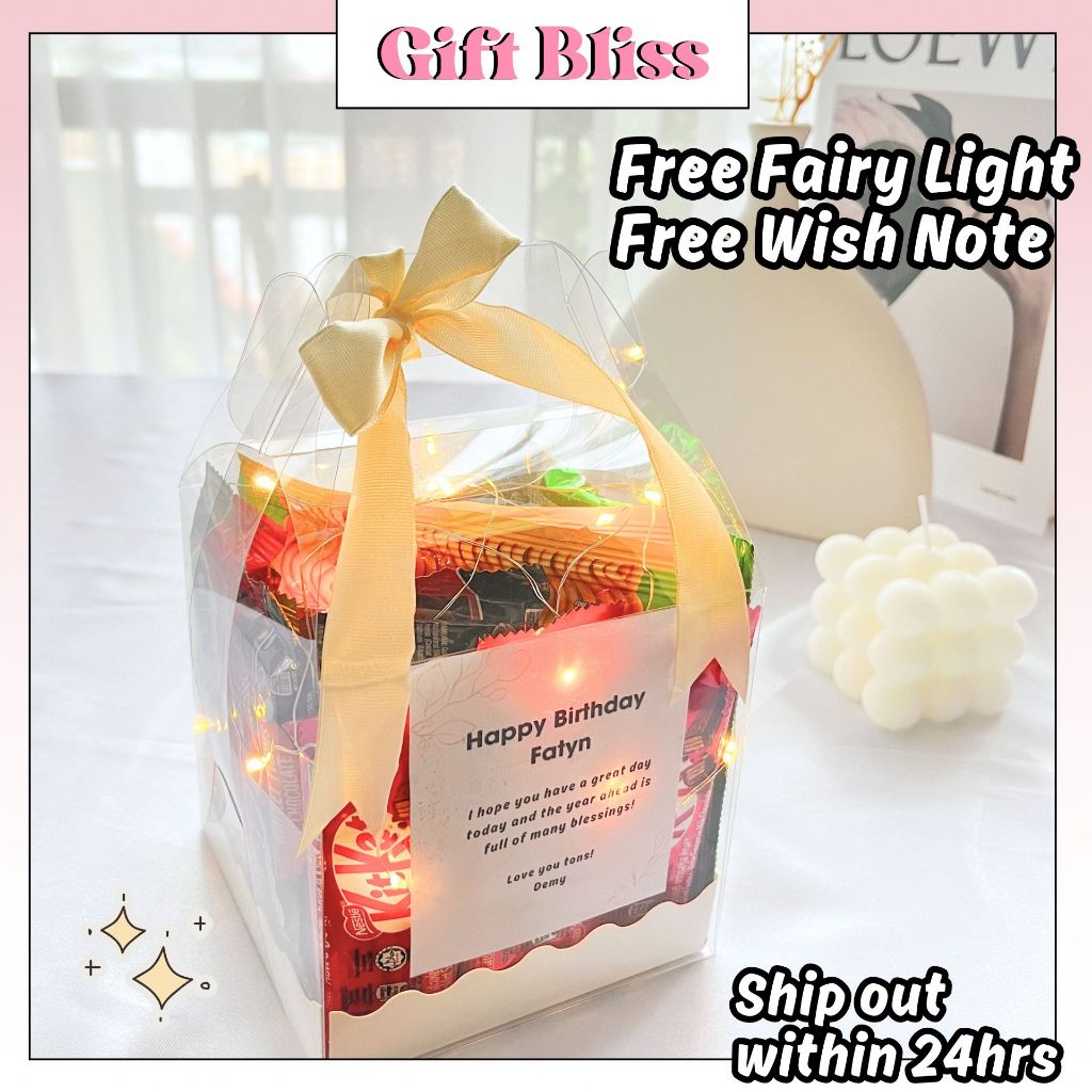 Chocolate Snack Gift Set For Birthday, Sorry, Graduation | Hadiah ...