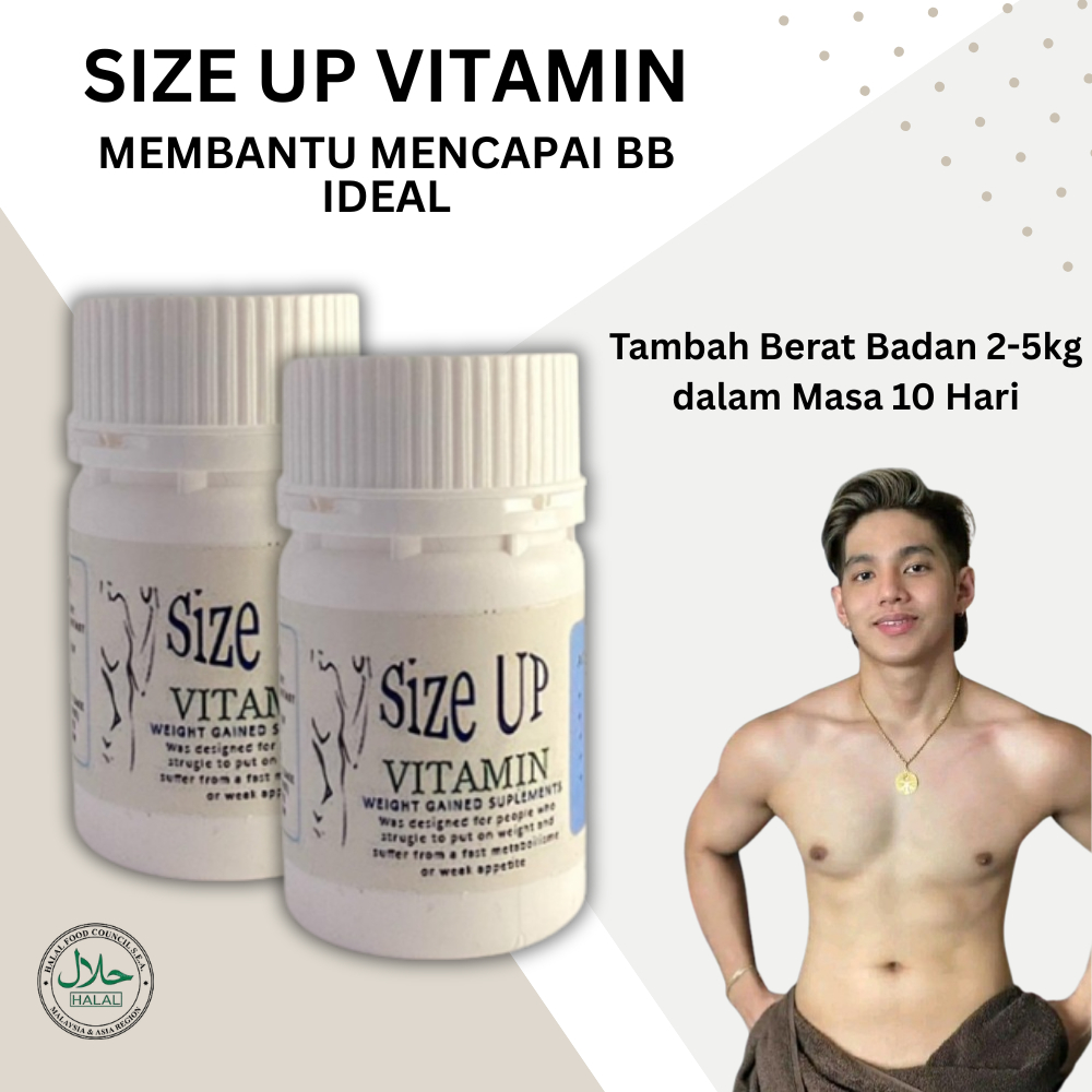 Size Up Obat Gemuk Badan Original Ubat Gemuk Badan Original Lulus Kkm ...