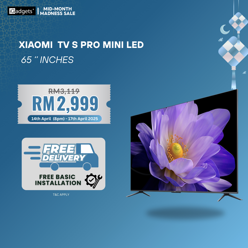 [ FREE SHIPPING] Mi S Pro Mini LED 65"& 75" Smart TV Dolby Atmos Speaker 2200nits 144Hz | Shopee ...