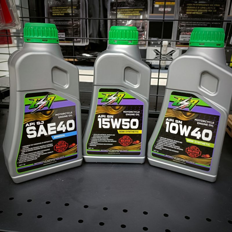 100% ORIGINAL ESR MOTORCYCLE ENGINE OIL 4T MINERAL SEMI SYNTHETIC FULLY ...