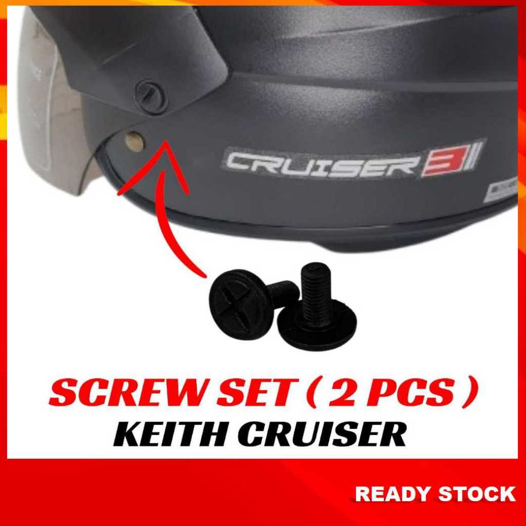 HELMET SCREW REPLACEMENT Skru Penggantian Topi Kaledar KEITH Cruiser ...