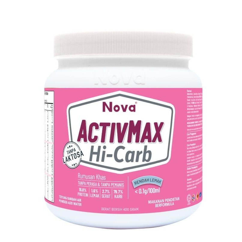 ACTIVMAX HI-CARB (400GM) | Shopee Malaysia