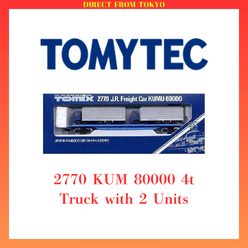 TOMIX N Gauge KUM 80000 4t Truck with 2 Units 2770 Railway Model ...