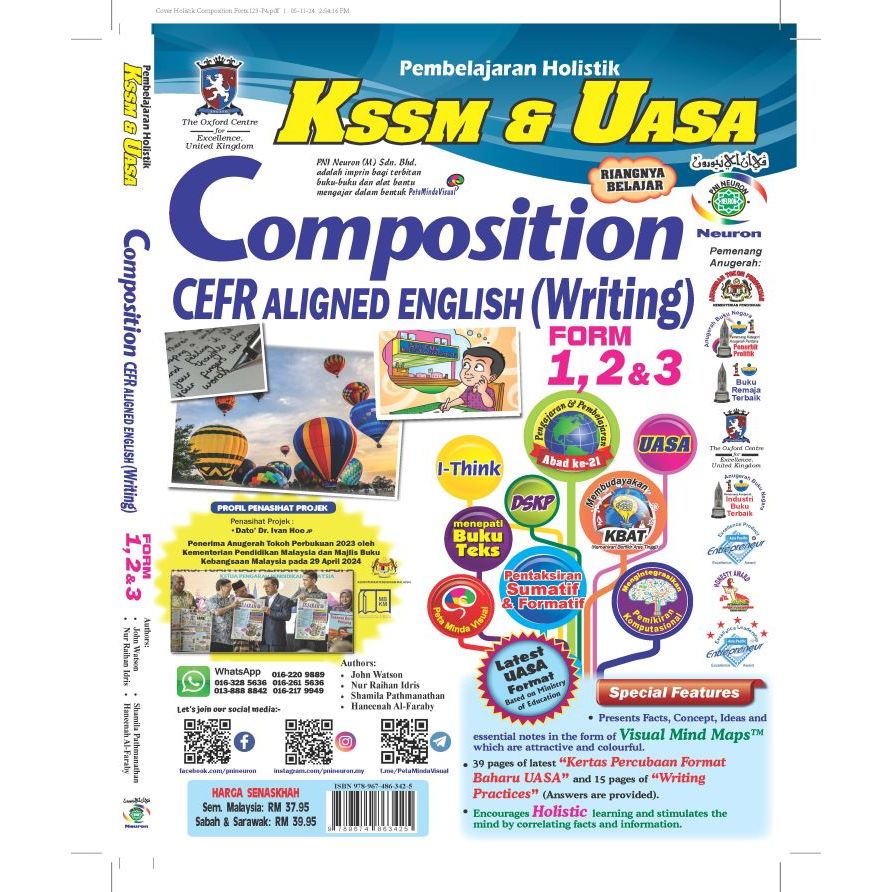 Pembelajaran Holistik KSSM & UASA Composition CEFR Aligned English ...