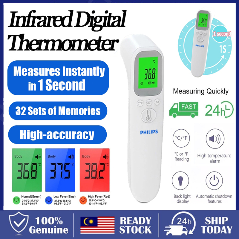 Infrared Forehead Thermometer Gun Termometer Digital Baby Temperature ...