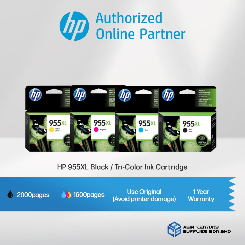 HP 955/955XL High Yield Original Ink Cartridge for HP Office Jet Pro ...