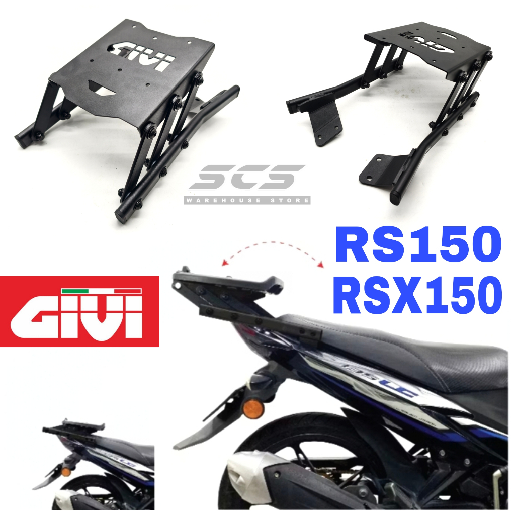 Tapak Monorack GIVI Rack Lipat Honda RSX150 RS150 Bracket Accessories ...