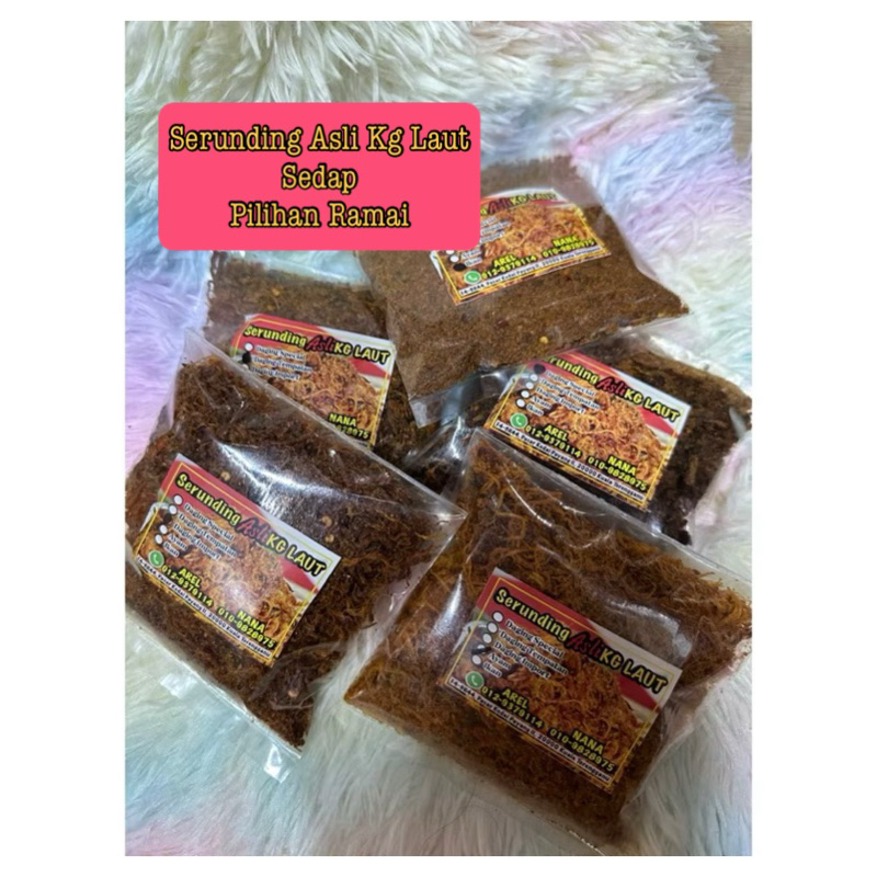 Serunding Kampung Laut original ready stock sedap sungguh | Shopee Malaysia