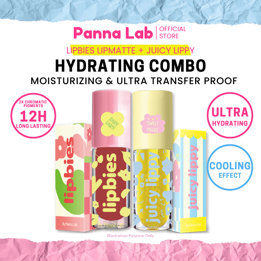 【HOT】PANNA LAB Official Hydrating Combo (Sweet Lychee + Lipbies) Lip ...