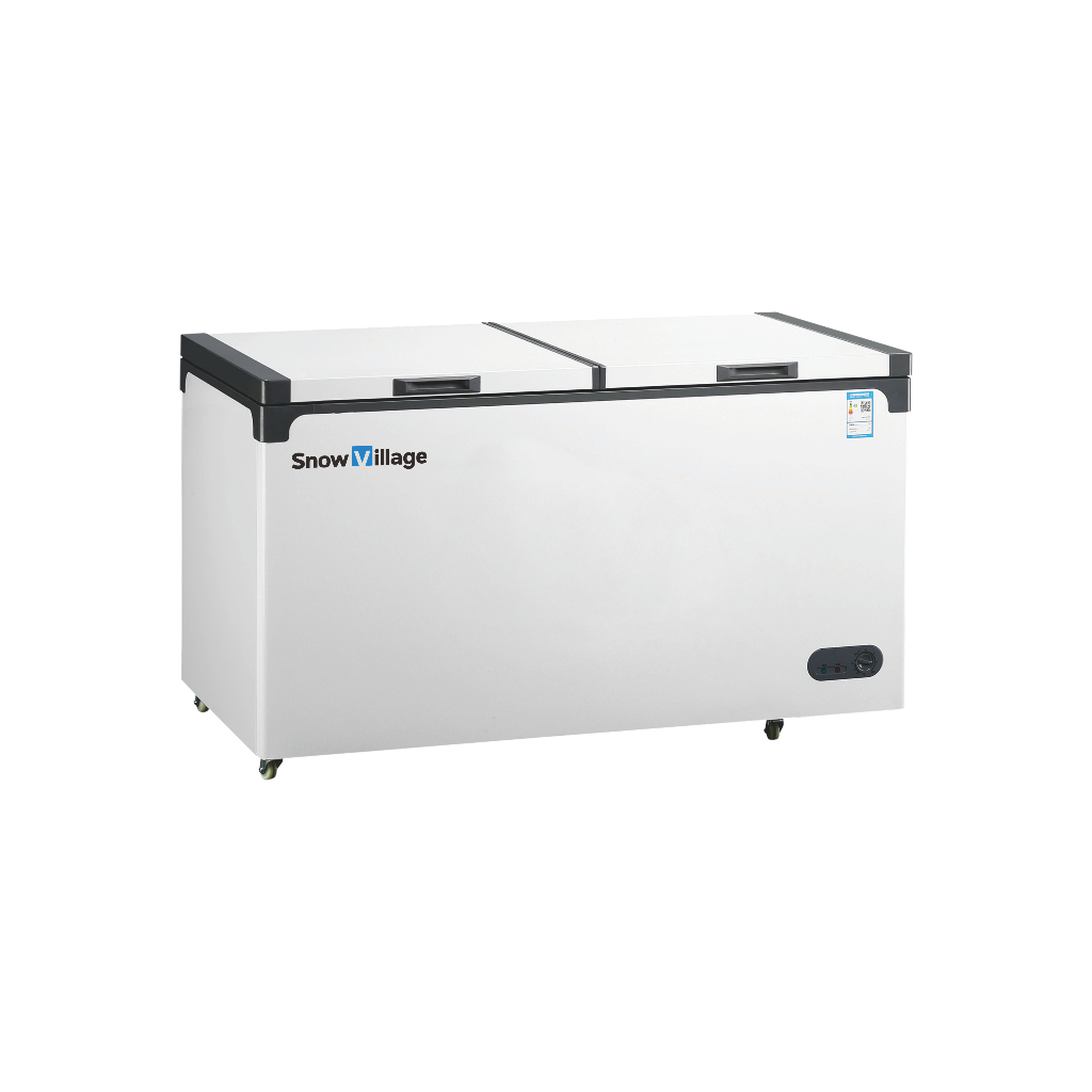 SnowVillage BD/BC-438 Chest Freezer 2-Door | 440L Commercial Chiller ...