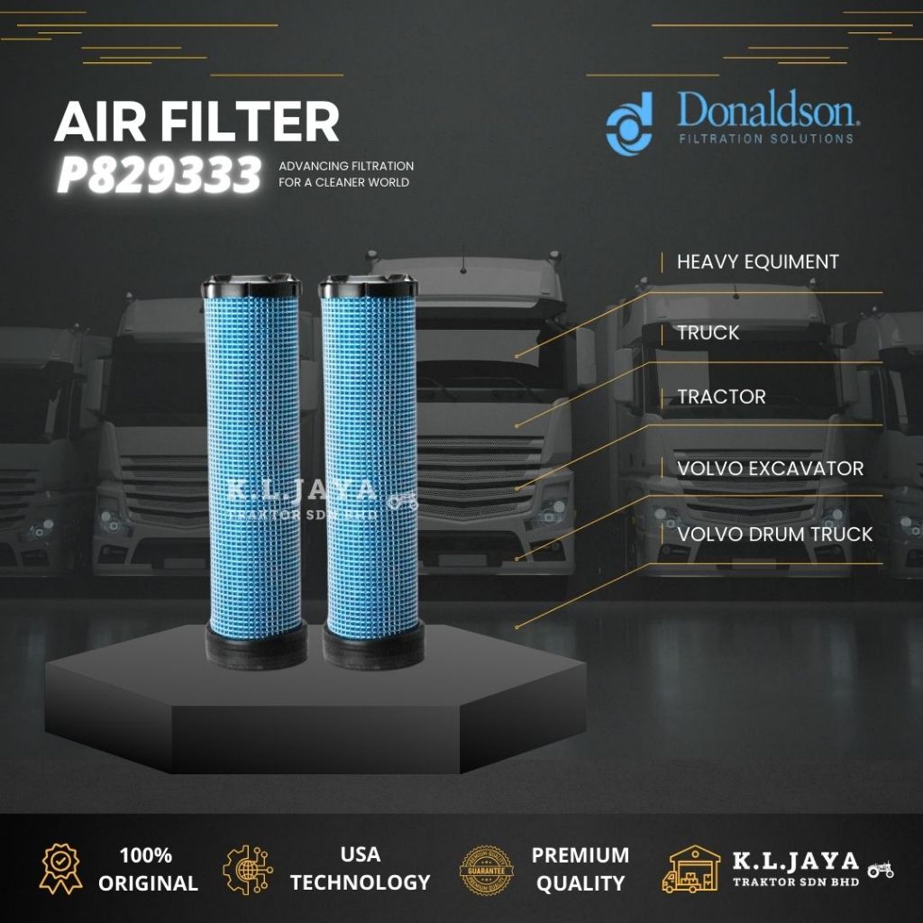 ORIGINAL DONALDSON P829333 AIR FILTER ENGINE PART [HEAVY EQUIPMENT ...